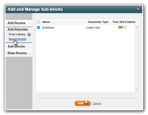 Managing Attendee Types in a Passkey Event
