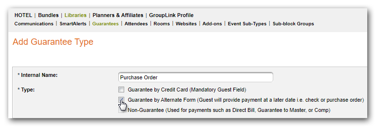 Creating Guarantee Types in the Passkey Libraries