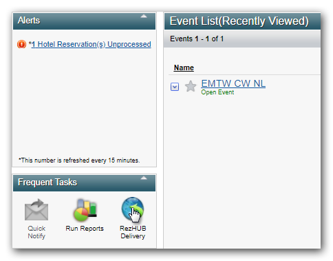 Using the RezHUB RoomList Download Wizard