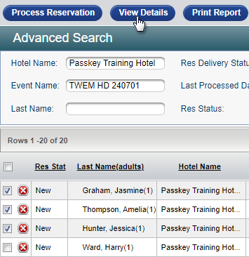 Using Passkey RezHUB