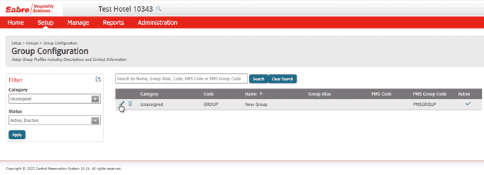 Setting Up GroupLink for the SynXis CR Integration