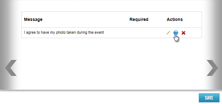 Managing Custom Consent Messages