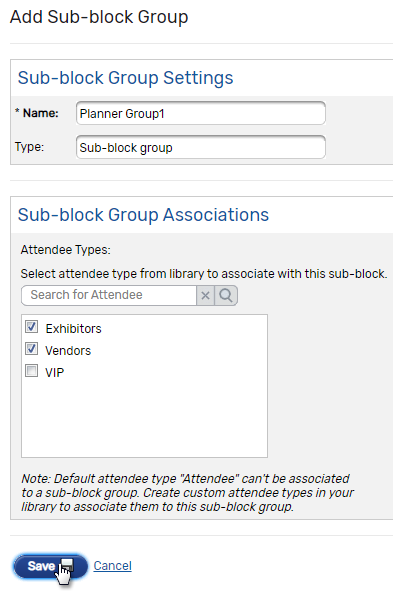 Managing Sub-Block Groups in Passkey Libraries