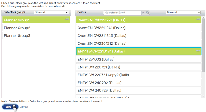 Managing Sub-Block Groups in Passkey Libraries