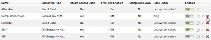 Managing Passkey Attendee Types at the Library Level