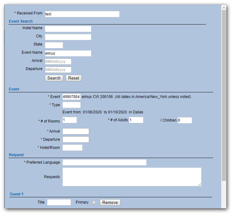 Understanding the Call Center Form in Passkey
