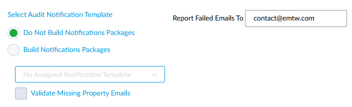 Creating a New Rate Audit