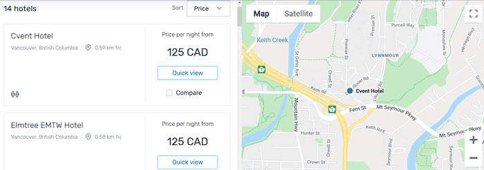 Finding Approved Accommodations with the Hotel Directory