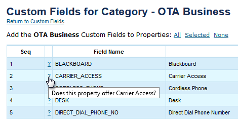 Adding Custom Categories to a Property's Transient Profile