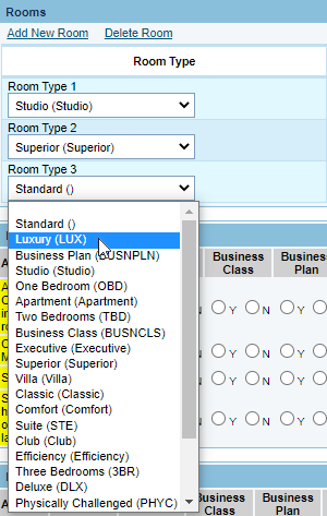 Managing Property-Level Room Types in Transient