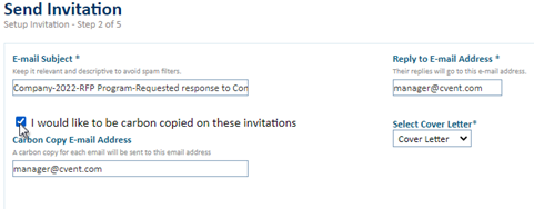 Sending a Travel RFP Invitation