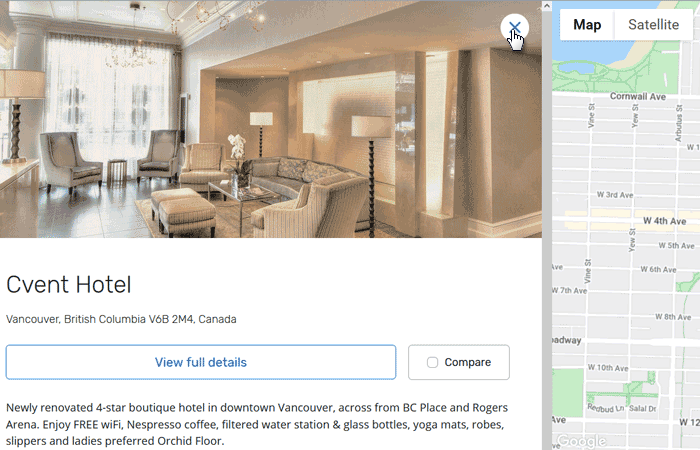 Finding Approved Accommodations with the Hotel Directory