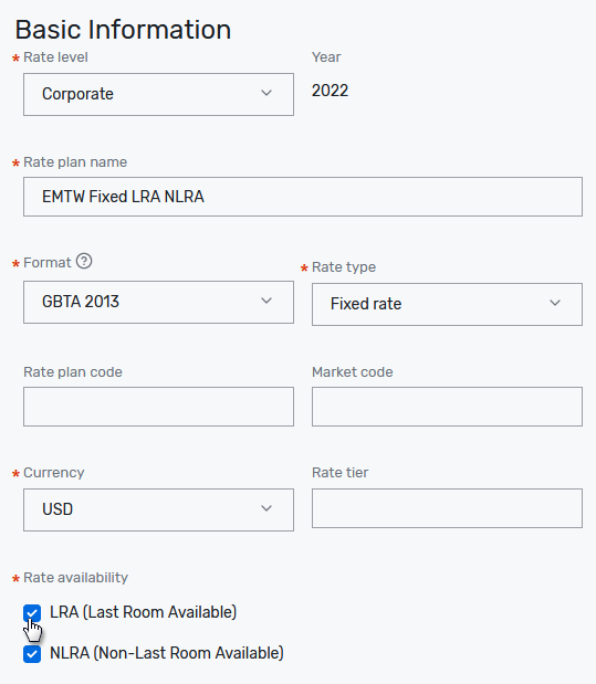 Creating a Fixed Rate Plan
