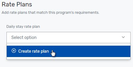Creating a Fixed Rate Plan