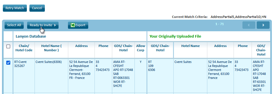 Using the Hotel Import Tool