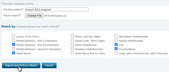 Using the Hotel Import Tool