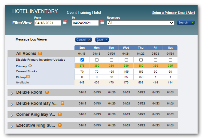 Managing Your Hotel's Primary Inventory