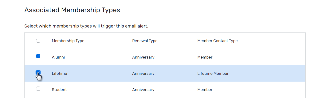Adding Membership Email Alerts