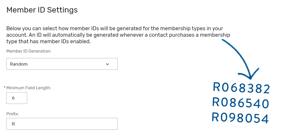 Generating Member IDs