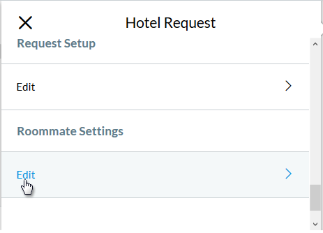 Managing Flex Event Roommate Requests