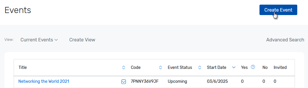 Creating an Onsite Event