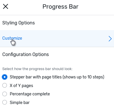 Using the Progress Bar