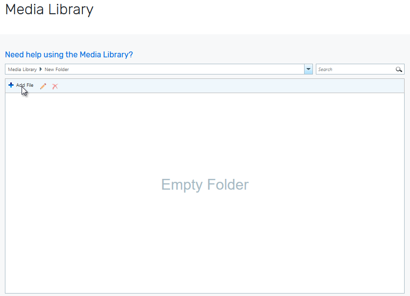Using the Media Library