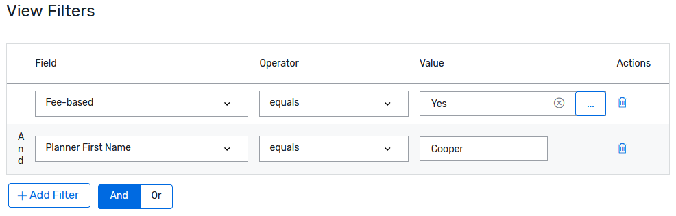 Organizing Your List of Events