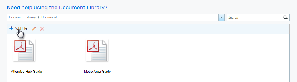 Using the Document Library