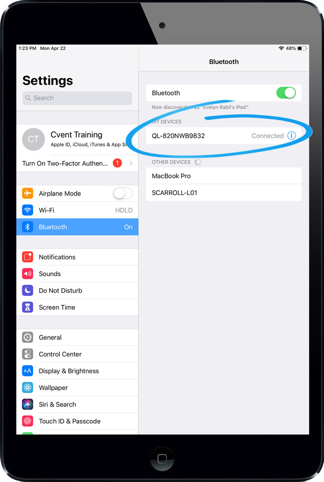Setting Up Your iPad, Brother Printer, and OnArrival App to Use with ...