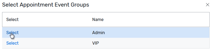 Assigning Attendees to Groups in Appointments