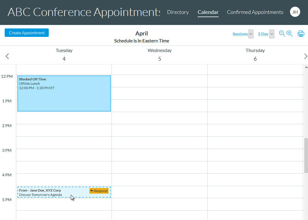 Using the Appointment Scheduler to Book Appointments