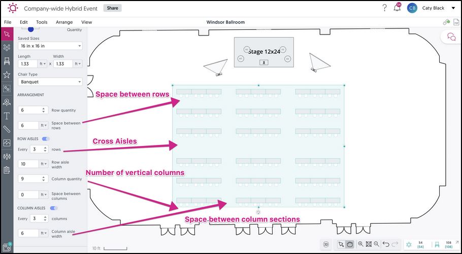 Mastering Classroom and Theater Templates in Event Diagramming
