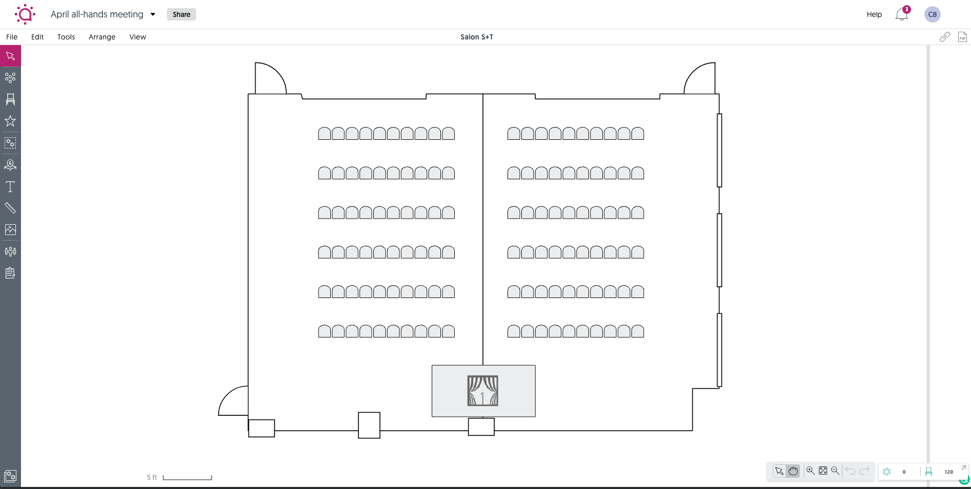 Saving a Diagram as a Layout in Event Diagramming
