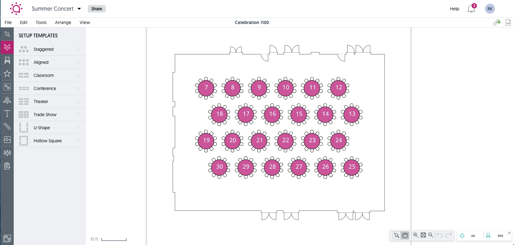 Sharing an Event in Event Diagramming