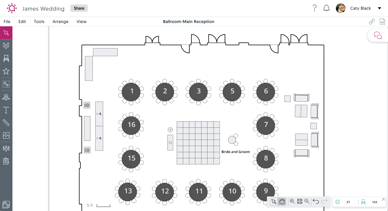 Adding Text to Objects in Event Diagramming