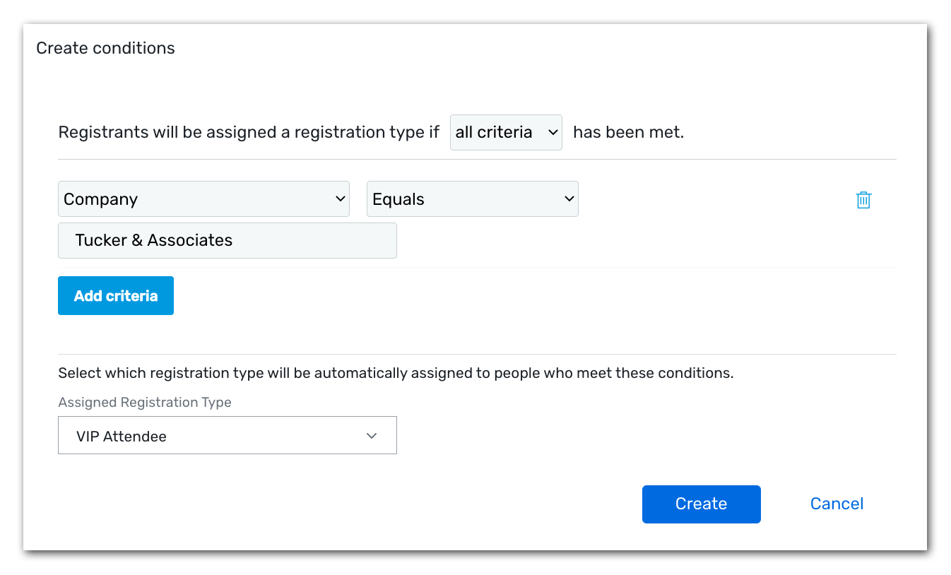 Using a Custom Process to Determine Registration Type