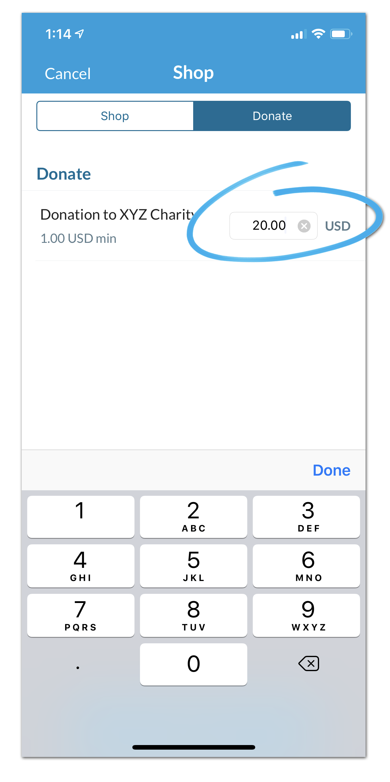 Selling Items and Collecting Donations Onsite with OnArrival