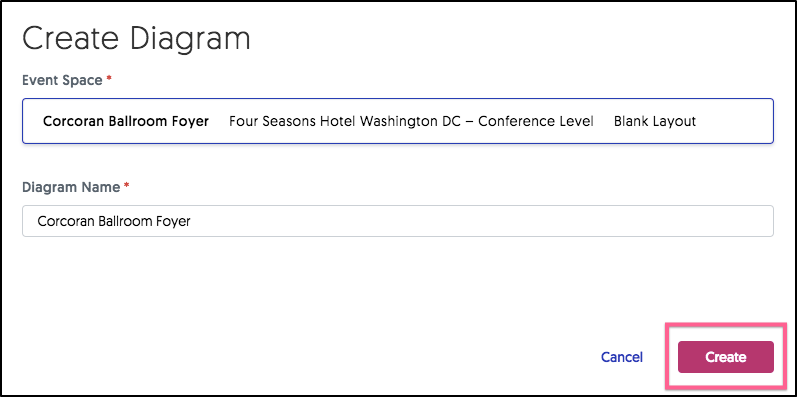 Creating a New Event in Event Diagramming