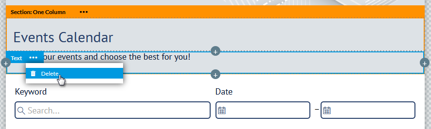 Adding Event Calendars