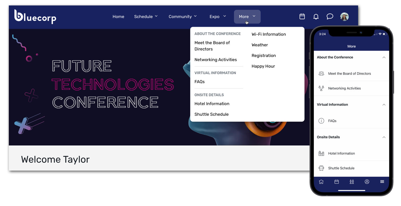 Creating Custom Pages for Attendee Hub