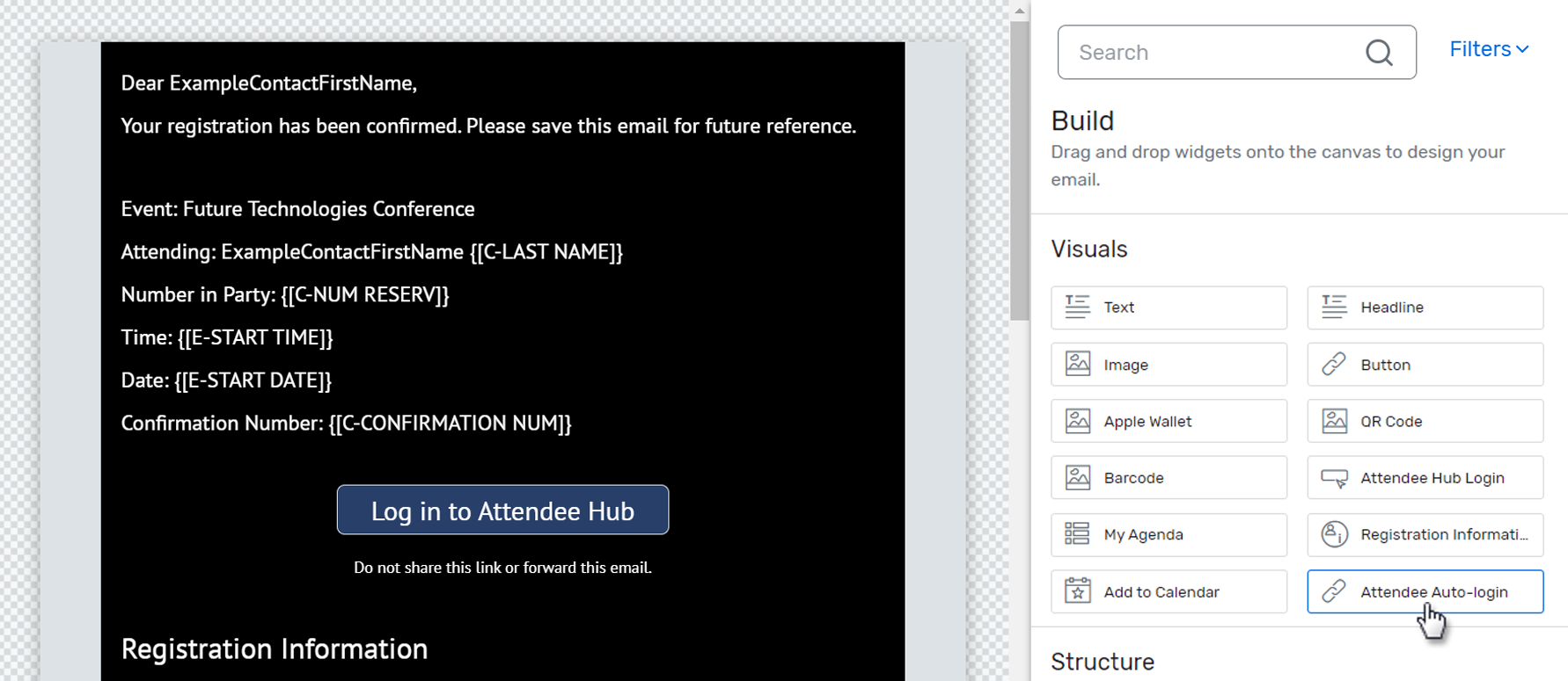 Sharing Your Attendee Hub Website Link with Attendees