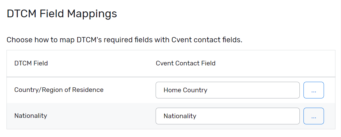 Adding the DTCM Integration to Your Event