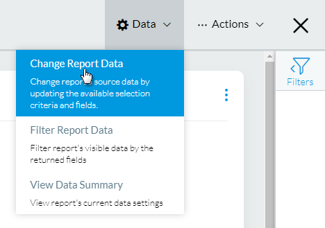 Managing Your Report's Criteria and Fields