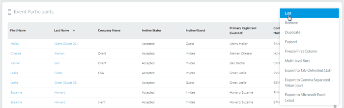 Customizing Your Report Widgets