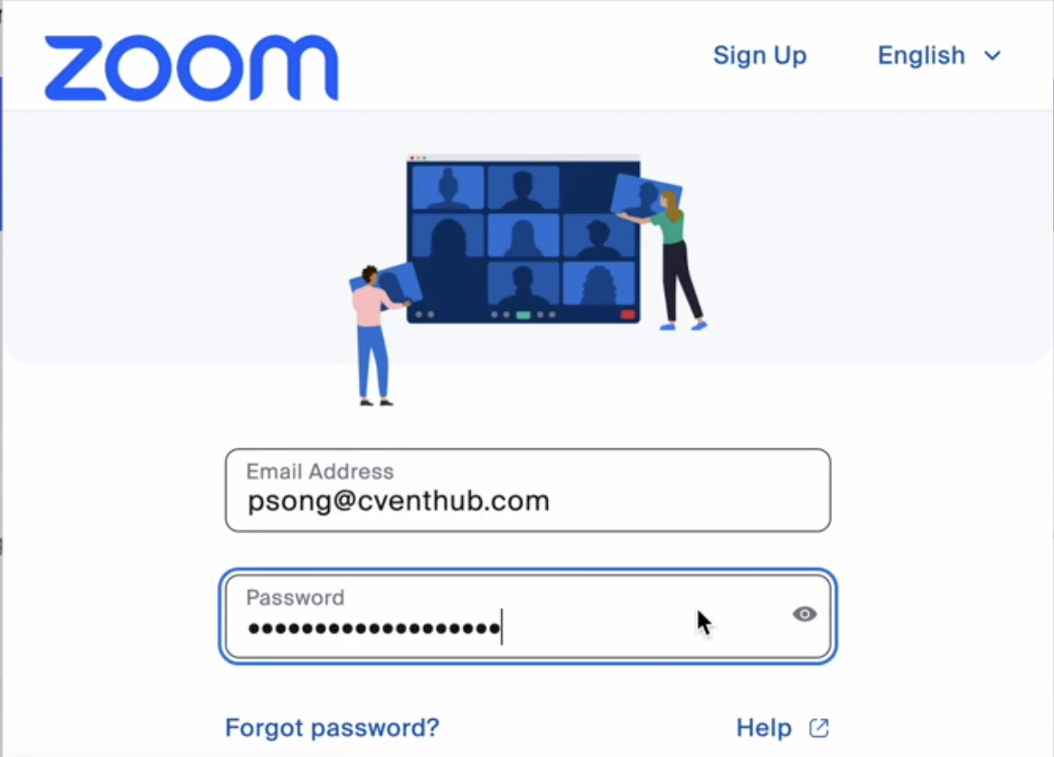 Authorizing Zoom for Meetings Integration