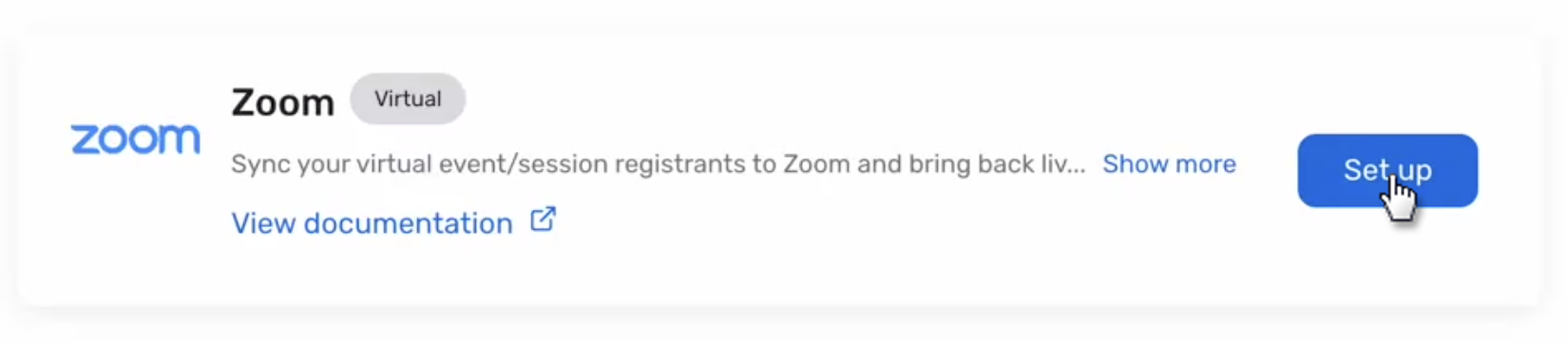Authorizing Zoom for Meetings Integration
