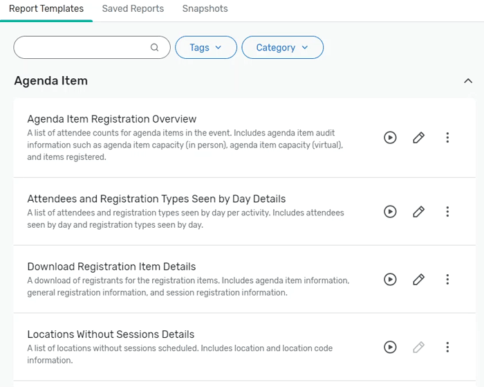 Reporting on Your Event