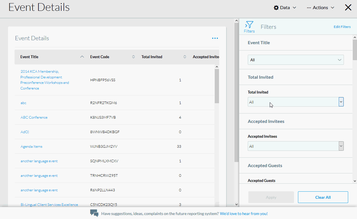 Using Custom Event Fields