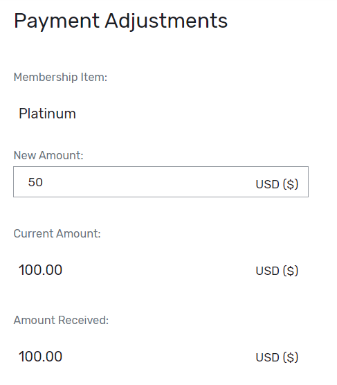 Managing Membership Payments